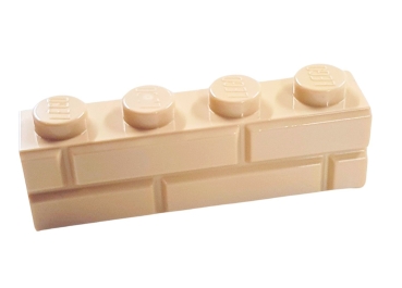 Lego® 1x4 Mauerstein 15533 tan Wall Brick Tan Brick, Modified 1 x 4 ...