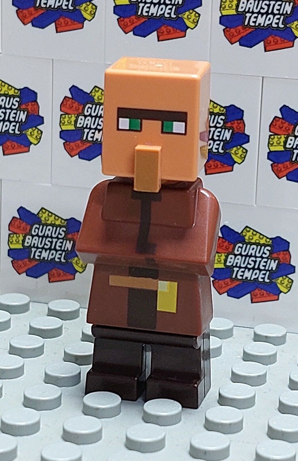 LEGO Minecraft Figur min092 Villager Minifigur 21156 The Bee Farm Alex ...